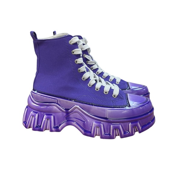 Mata Shoes | Shoes | Mata Shoes Throw It Up Purple High Top Converse ...